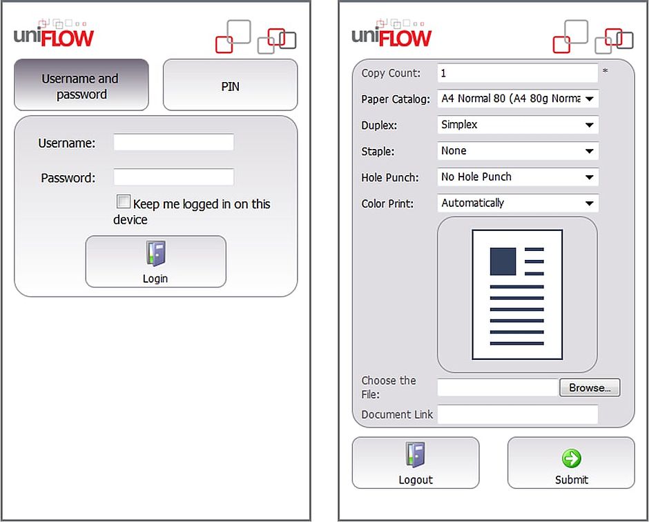 Mobile Printing - uniFLOW Mobile Printing - uniFLOW
